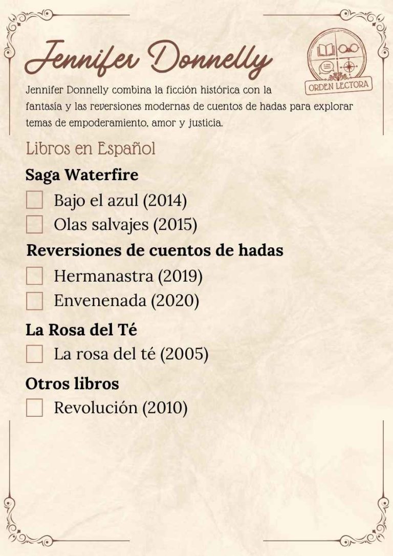Libros de Jennifer Donnelly: La Autora que Reinventa los Cuentos de ...
